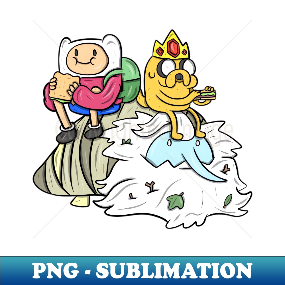 Finn and Jake eating Sammies on Ice King - Aesthetic Sublima | Inspire ...