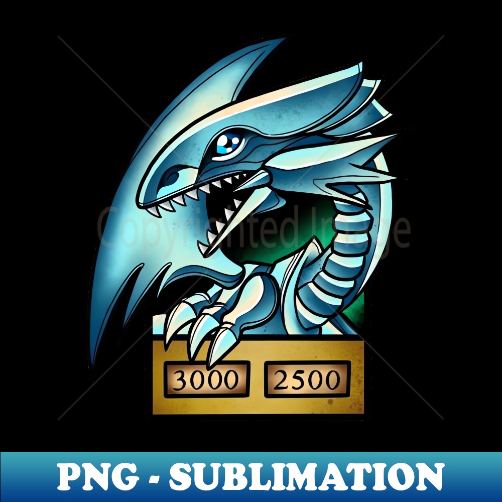 blue eyes white dragon - Digital Sublimation Download File - - Inspire ...