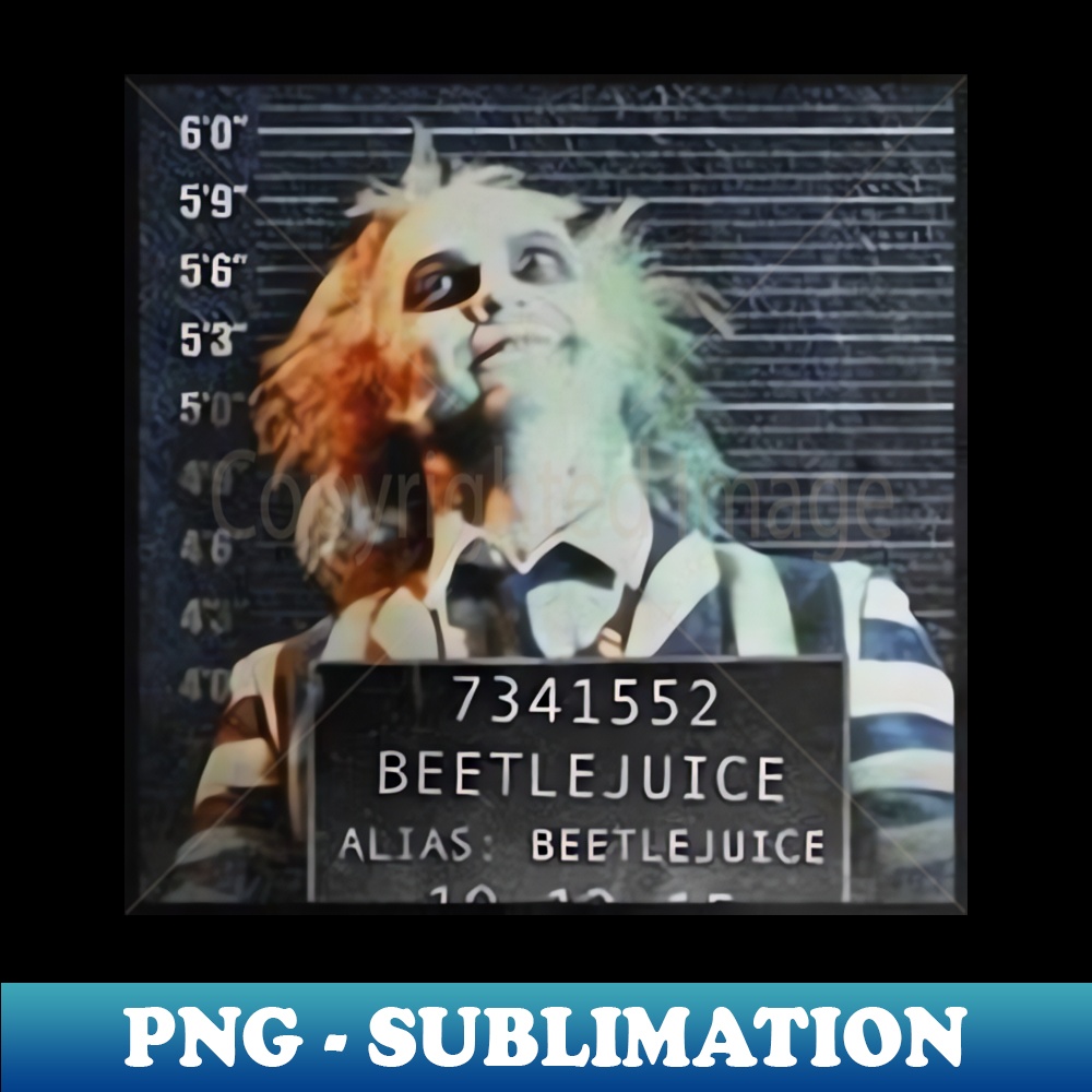 Beetlejuice 1988 - Unique Sublimation PNG Download - Defying | Inspire ...