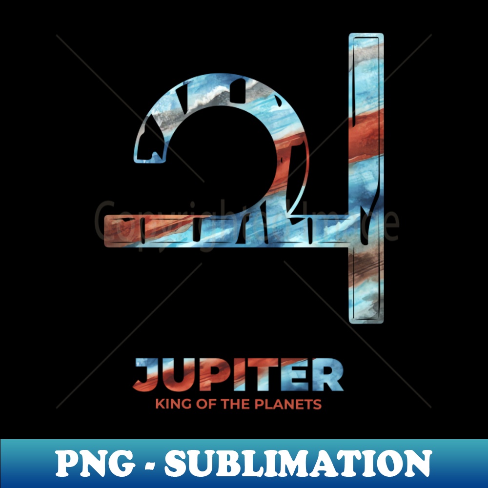 Jupiter King of the Planets Planet Symbol - Special Edition - Inspire ...