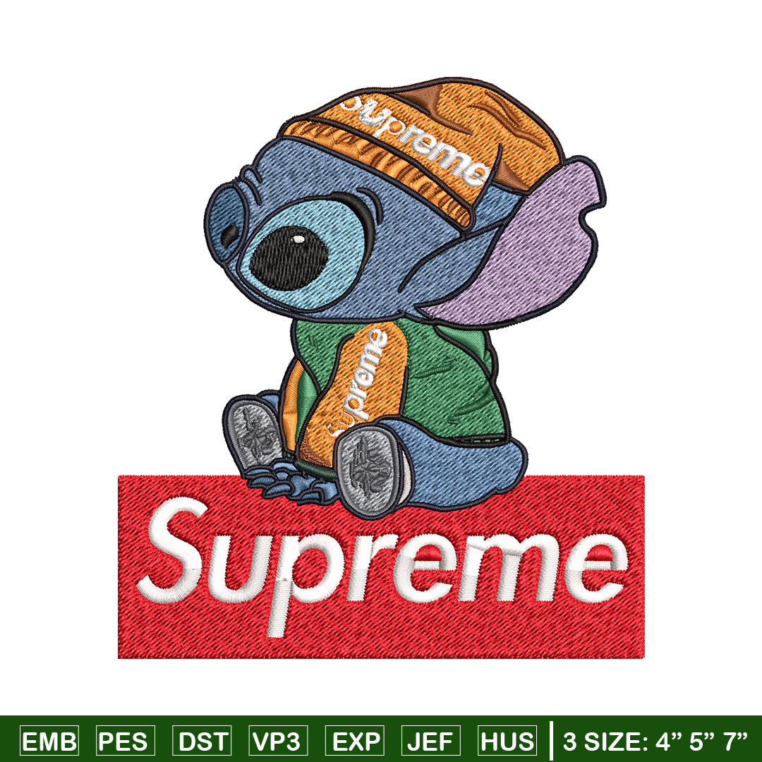 Stitch Supreme Cool Embroidery design, cartoon Embroidery, c | Inspire ...