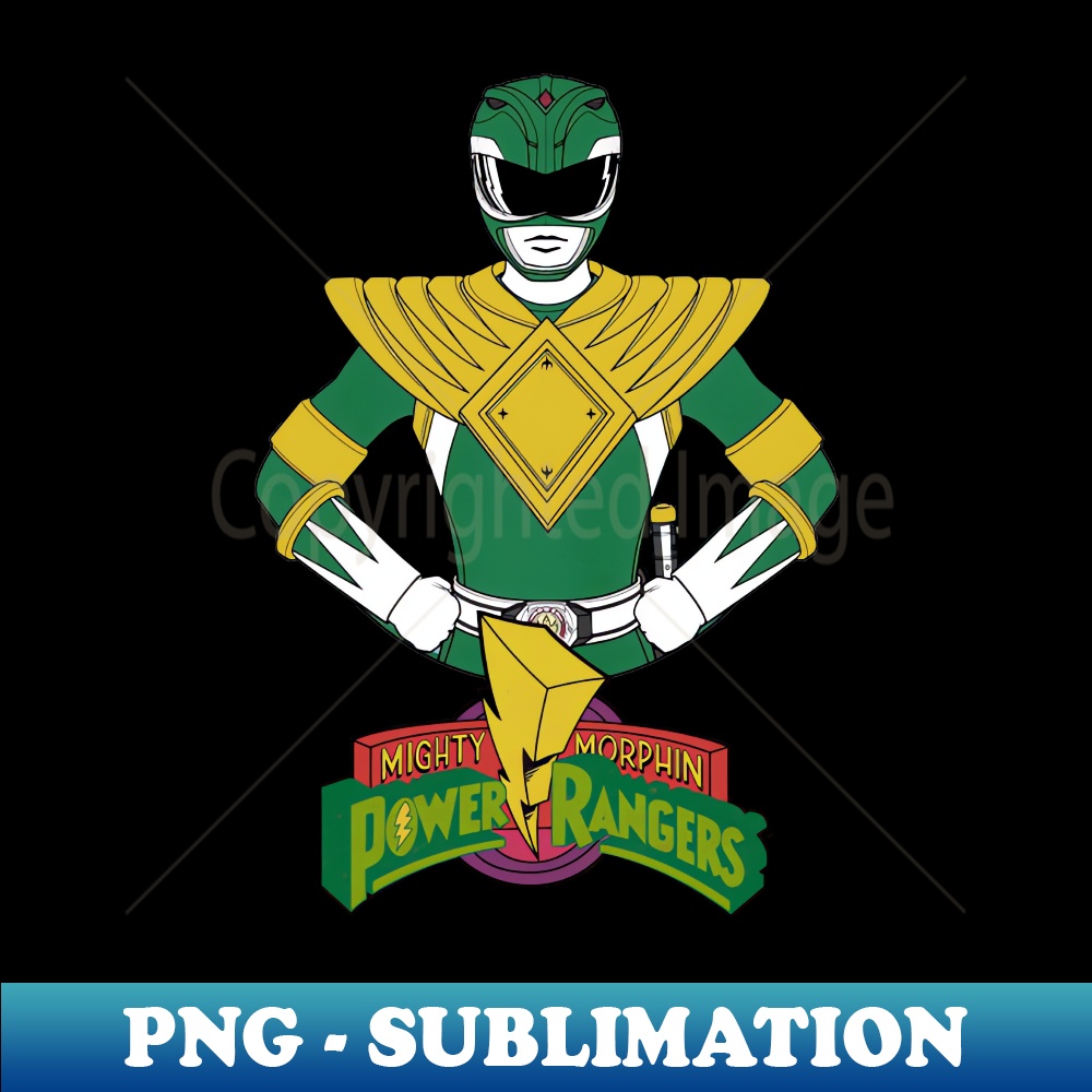 Power Rangers Green Ranger - Signature Sublimation PNG File | Inspire ...