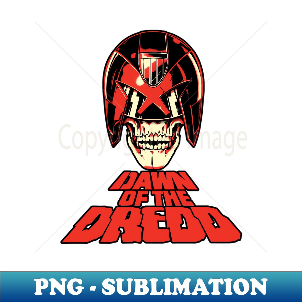 Dawn of the Dredd Alt Print - Exclusive PNG Sublimation Down | Inspire ...