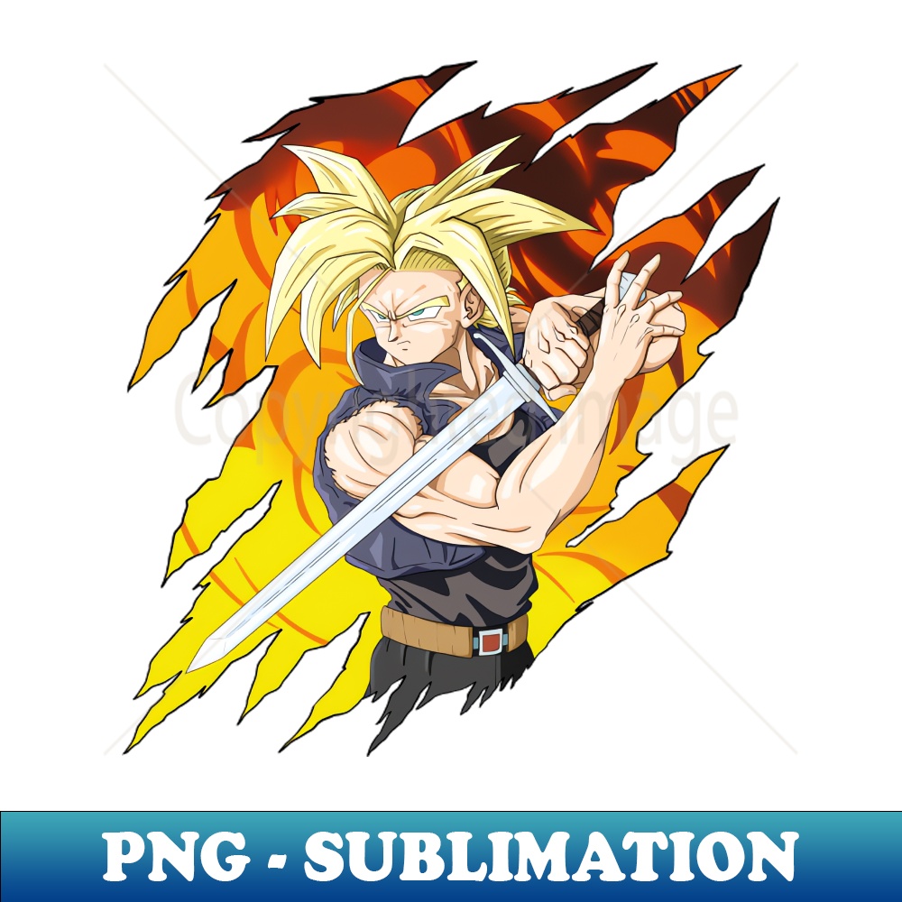 Future trunks - PNG Transparent Digital Download File for Su - Inspire ...