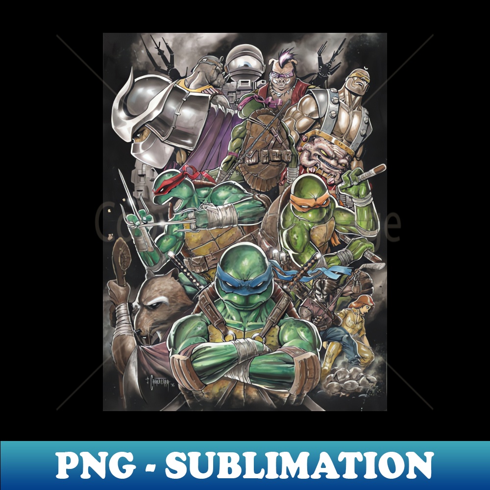 TMNT POSTER - Artistic Sublimation Digital File - Unleash Yo | Inspire ...