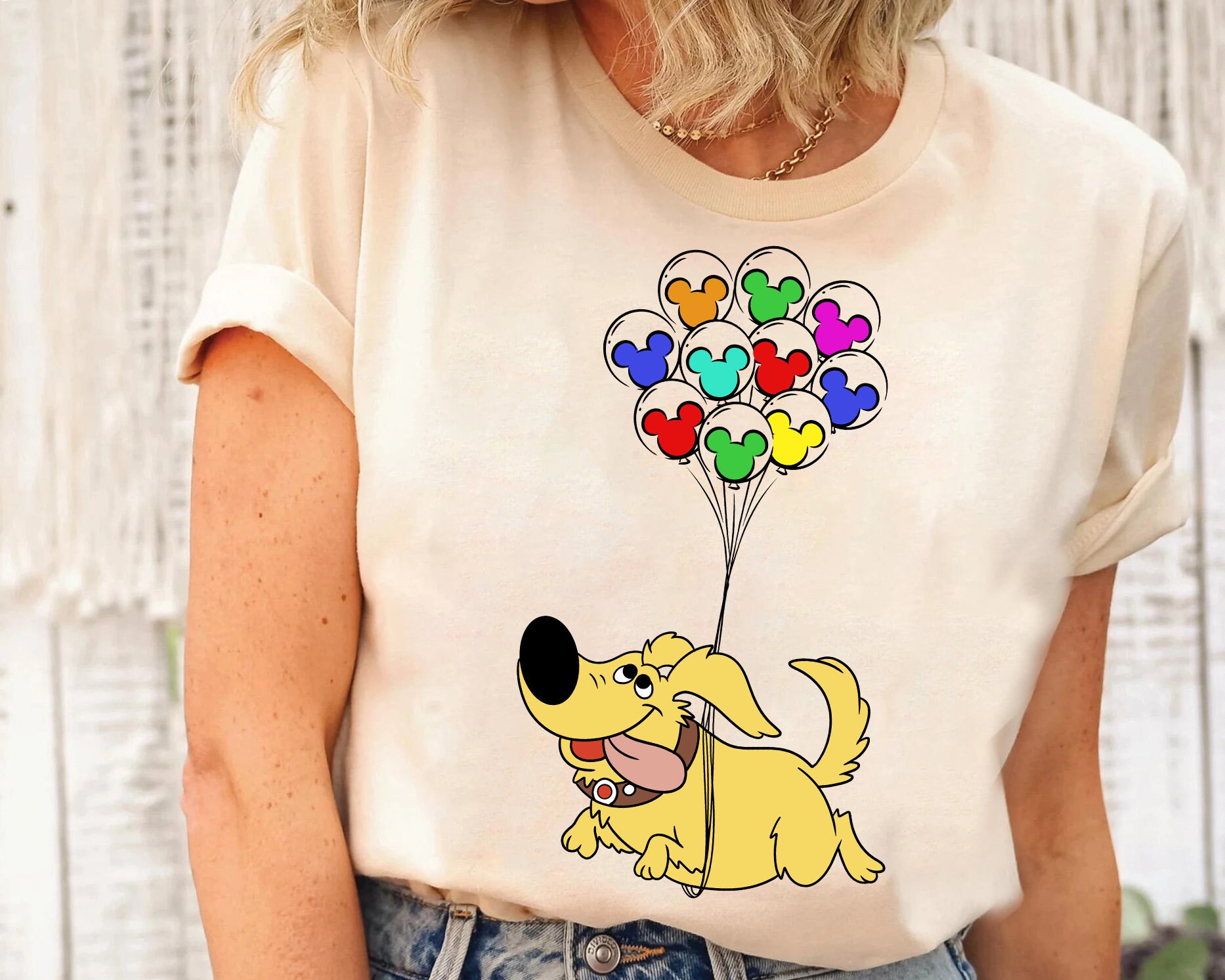 Disney Pixar Up Movie Retro Dug Dog With Mickey Balloon Chri | Inspire ...