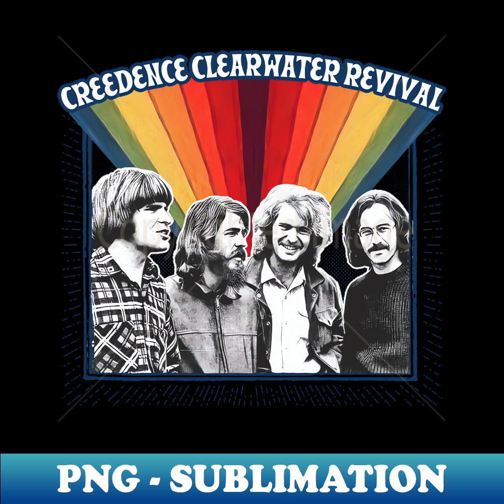Creedence Clearwater Revival Original Vintage Style Fan Art - Inspire ...