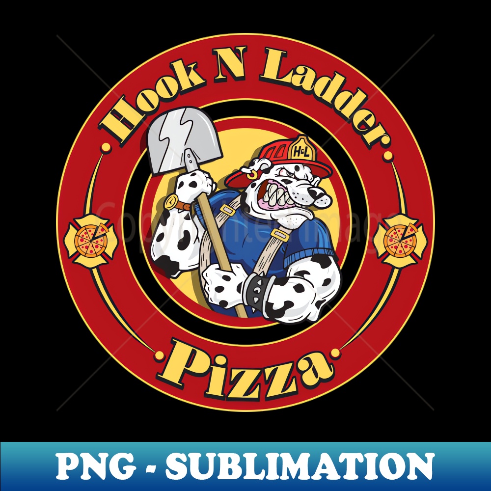 Hook N Ladder Pizza Front Print - Signature Sublimation PNG | Inspire Uplift