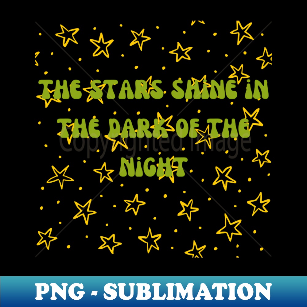 The star shine in the dark of the night - Decorative Sublima | Inspire ...