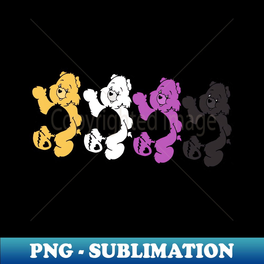 Non Binary Bears - Sublimation-Ready PNG File - Revolutioniz | Inspire ...