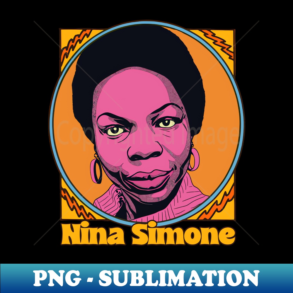 Nina Simone - Original Retro Fan Art Design - Stylish Sublim | Inspire ...