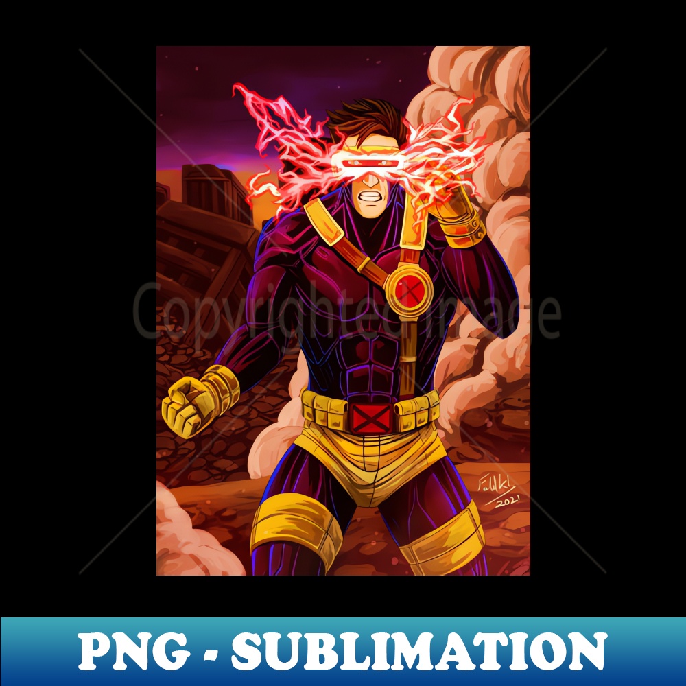 Cyclops X-Men Animated Series - PNG Transparent Sublimation | Inspire ...