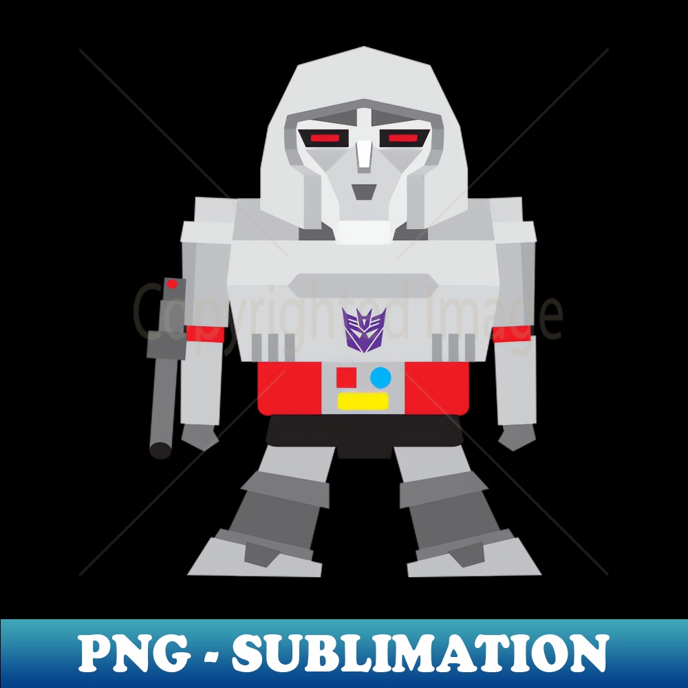 Transformers Megatron Chibi - Sublimation-Ready PNG File - S - Inspire ...