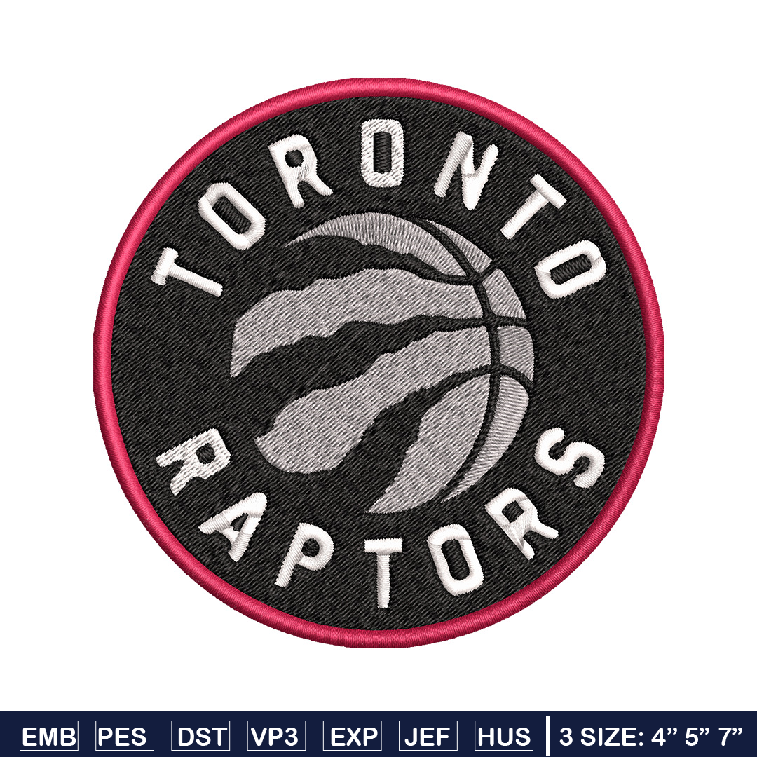 Toronto Raptors logo Embroidery, NBA Embroidery, Sport embro | Inspire ...