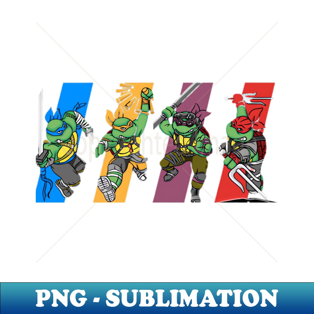 The Turtles Ninja Turtles - Special Edition Sublimation PNG | Inspire ...