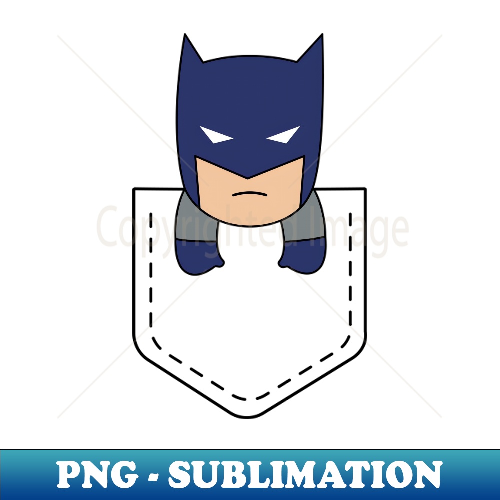 Pocket Batman - PNG Transparent Sublimation Design - Stunnin - Inspire ...