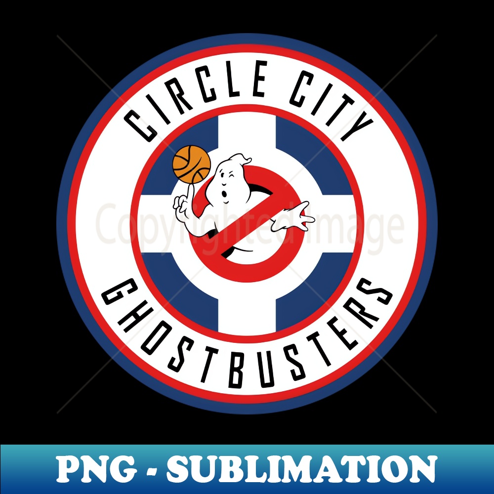 Circle City Ghostbusters Basketball - PNG Transparent Sublim - Inspire ...