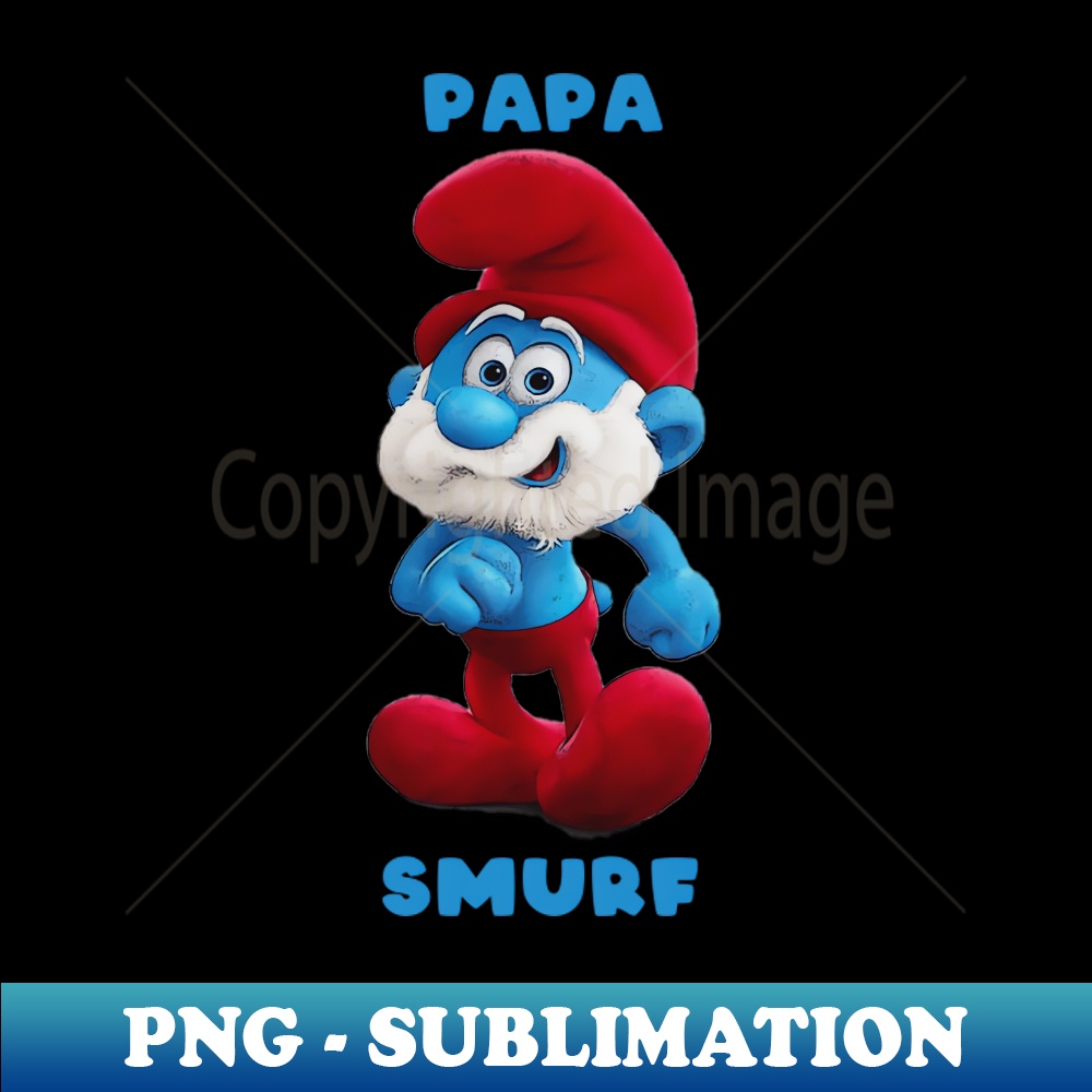 Papa smurf - Premium PNG Sublimation File - Enhance Your App | Inspire ...