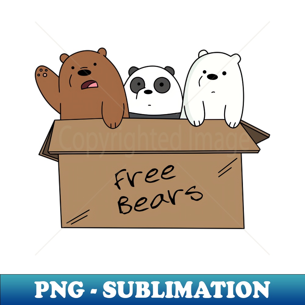We Bare Bears - Unique Sublimation PNG Download - Perfect fo | Inspire ...