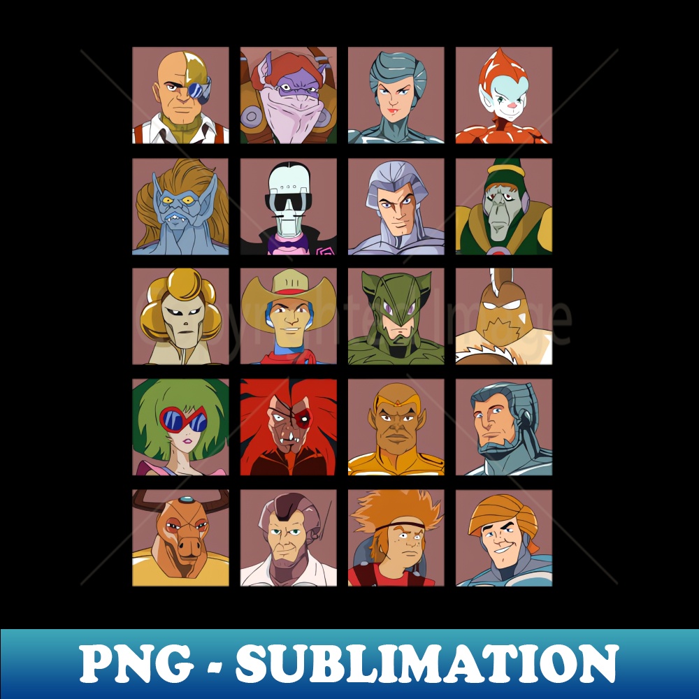 SilverHawks Characters Quicksilver Steelheart Steelwill MonS | Inspire ...