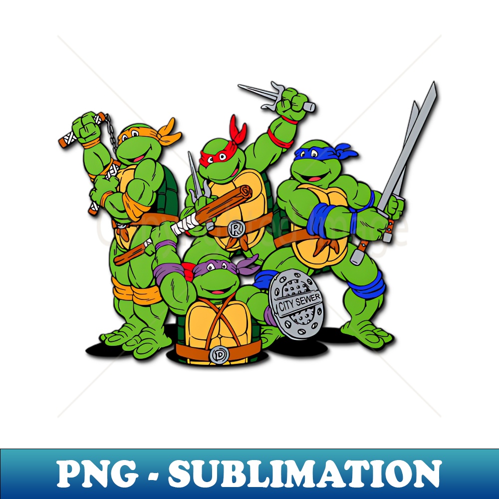Ninja Turtles Mutant Mayhem - Modern Sublimation PNG File - - Inspire ...