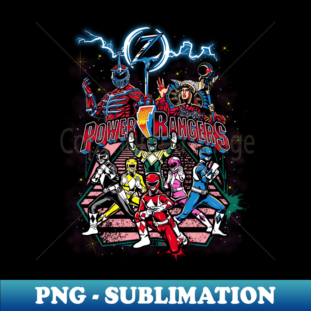 Power rangers - Instant PNG Sublimation Download - Revolutio | Inspire ...