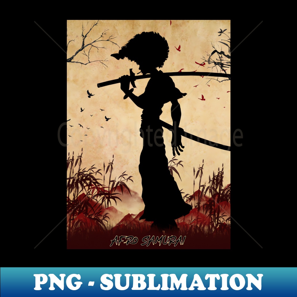 Afro Samurai - Special Edition Sublimation PNG File - Unleas | Inspire ...