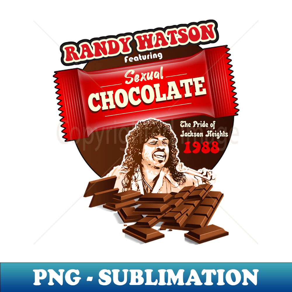 Randy Watson Chocolate Bar - Exclusive Sublimation Digital F | Inspire ...