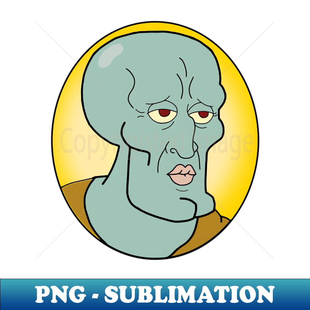 The Two Faces of Squidward - Unique Sublimation PNG Download | Inspire ...