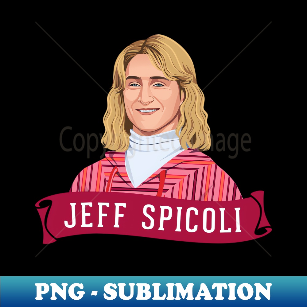 Jeff Spicoli Portrait - Modern Sublimation PNG File - Instan | Inspire ...