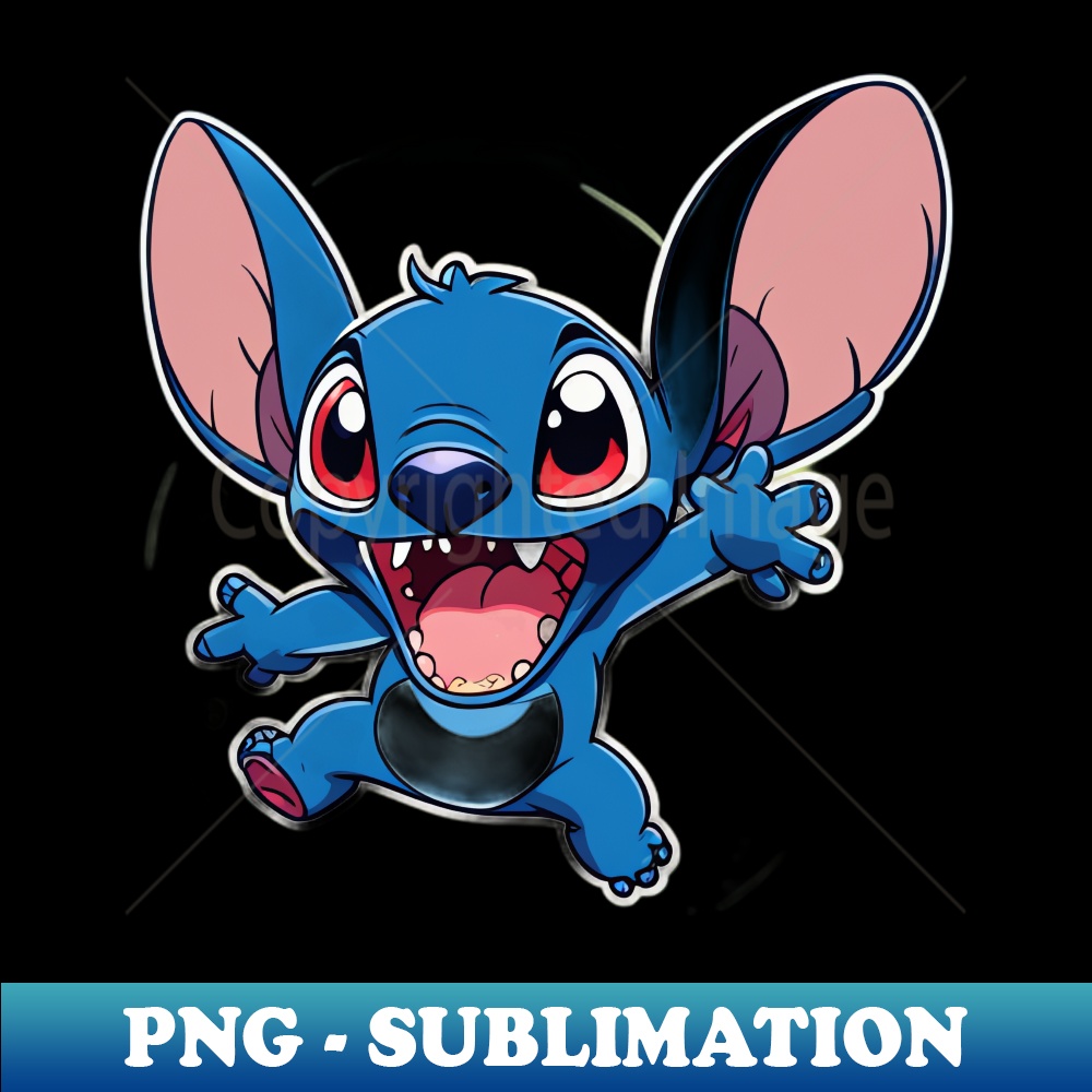 Stitch jumping style - Sublimation-Ready PNG File - Enhance | Inspire ...