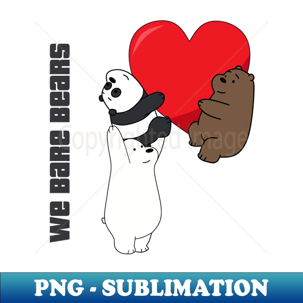 We Bare Bears - Retro PNG Sublimation Digital Download - Spi | Inspire ...