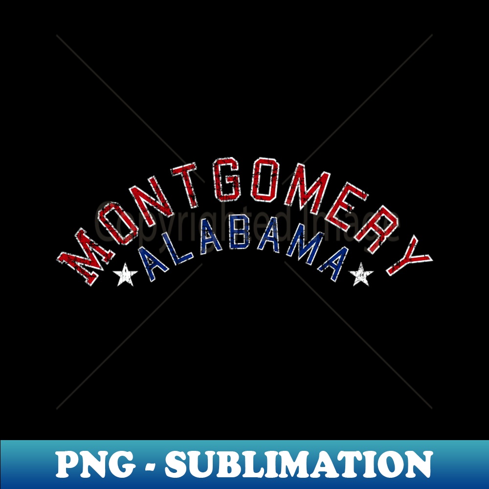 Montgomery Alabama - flag - symbol - logo - emblem - decal v | Inspire ...
