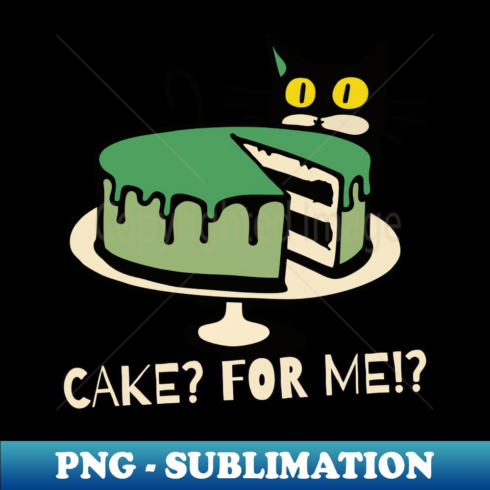cake for me Birthday cartoon cat with cake - Signature Subli | Inspire ...