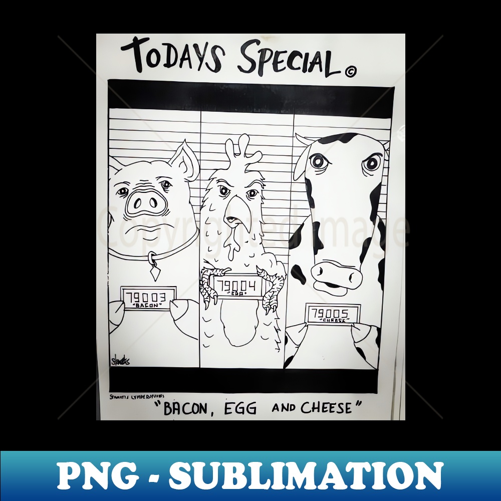 Bacon Egg and Cheese - Professional Sublimation Digital Down - Inspire ...