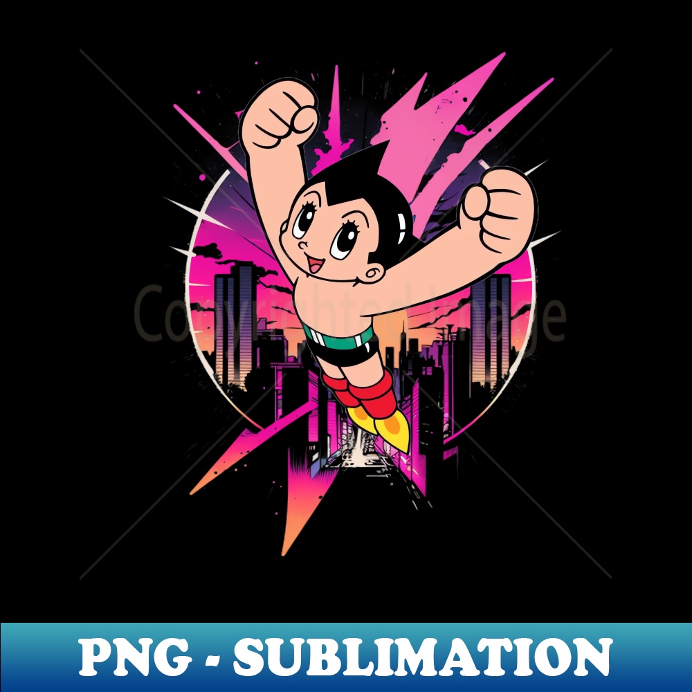 Power of Atom Astro Film Boy Manga Tee - Unique Sublimation | Inspire ...