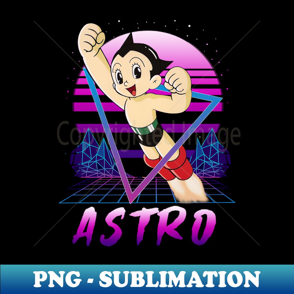 Robotic Heroics Astro Anime Boy T-Shirt - PNG Transparent Di | Inspire ...