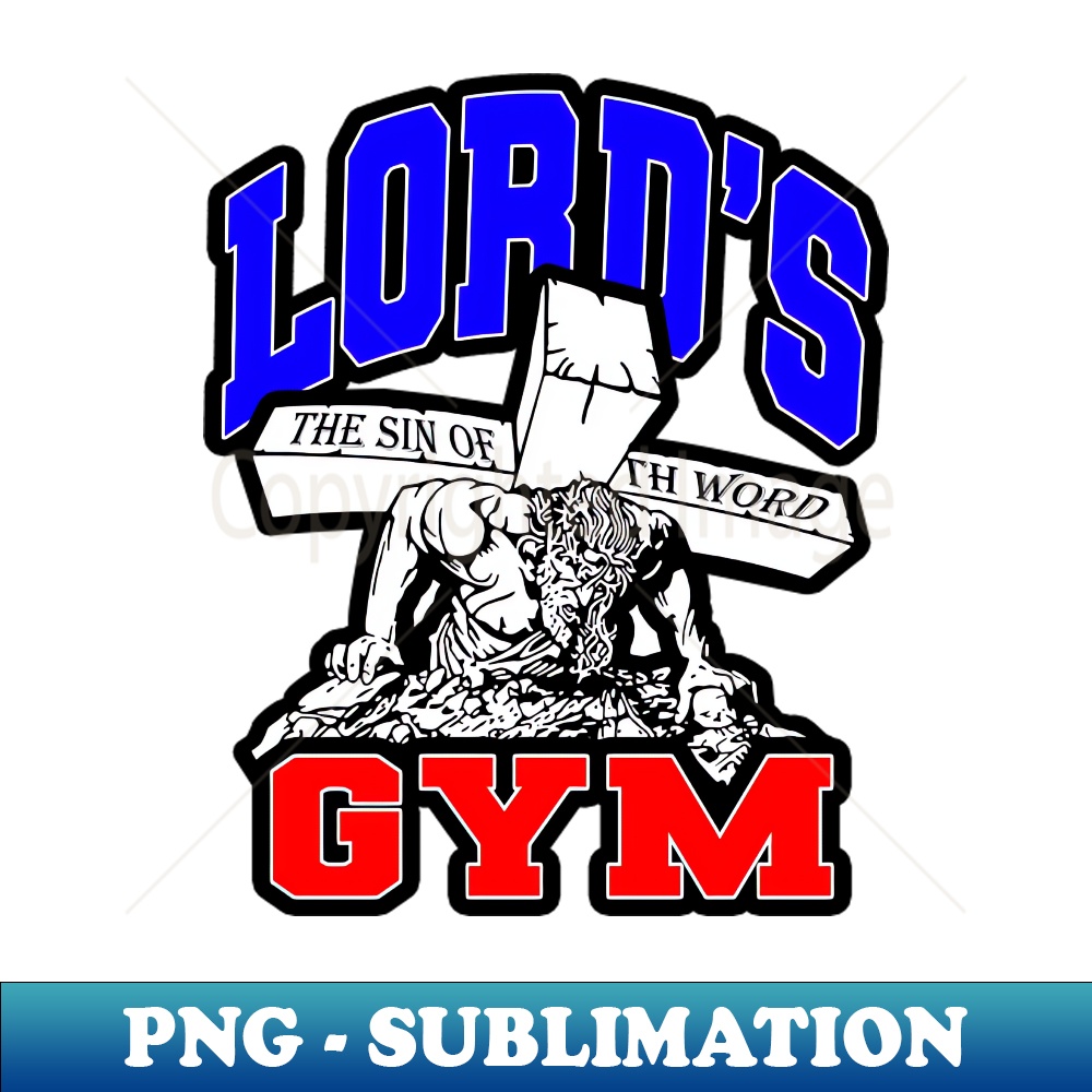 LORDS GYM JESUS - Retro PNG Sublimation Digital Download - C - Inspire ...