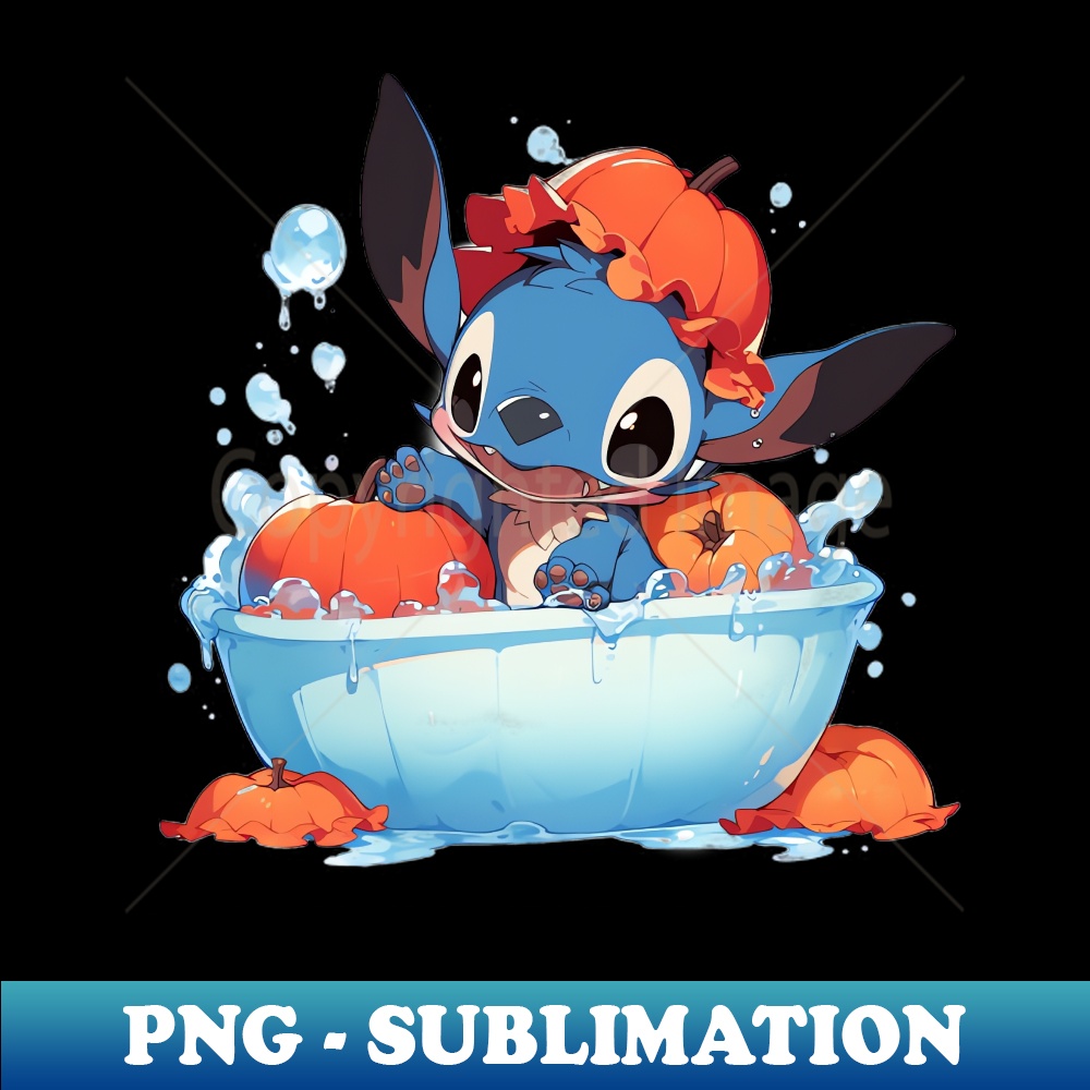 STITCH HAVING A BATH - Digital Sublimation Download File - V - Inspire ...