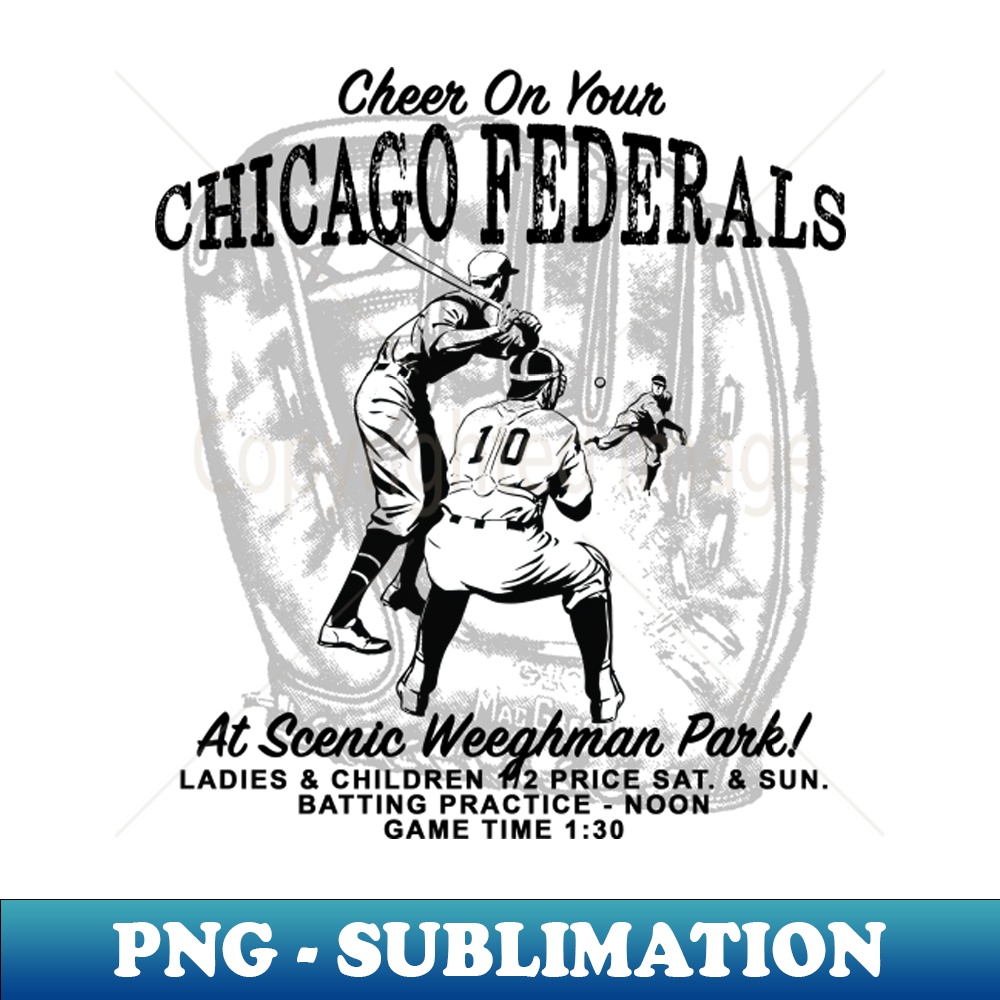 Chicago Federals - PNG Transparent Sublimation Design - Brin - Inspire ...