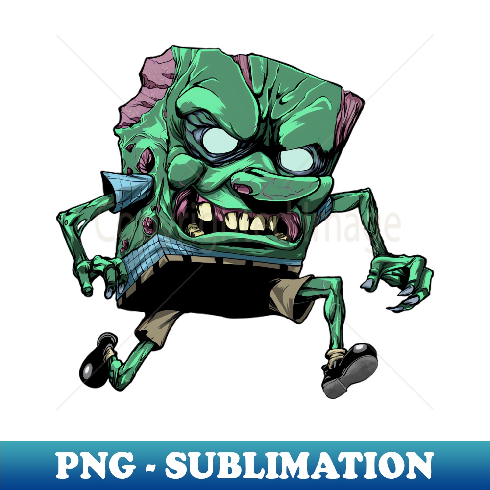 The Walking Sponge Embrace the Horror with Spongebob Deadpan | Inspire ...