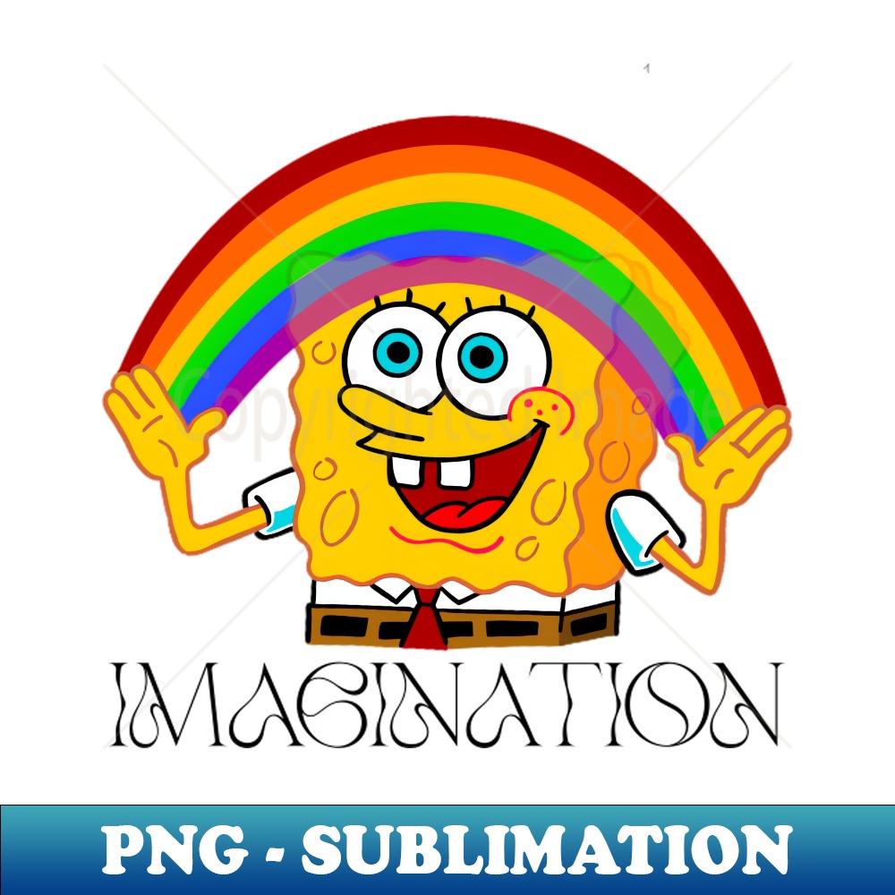 Spongebob Imagination - Elegant Sublimation PNG Download - P | Inspire ...