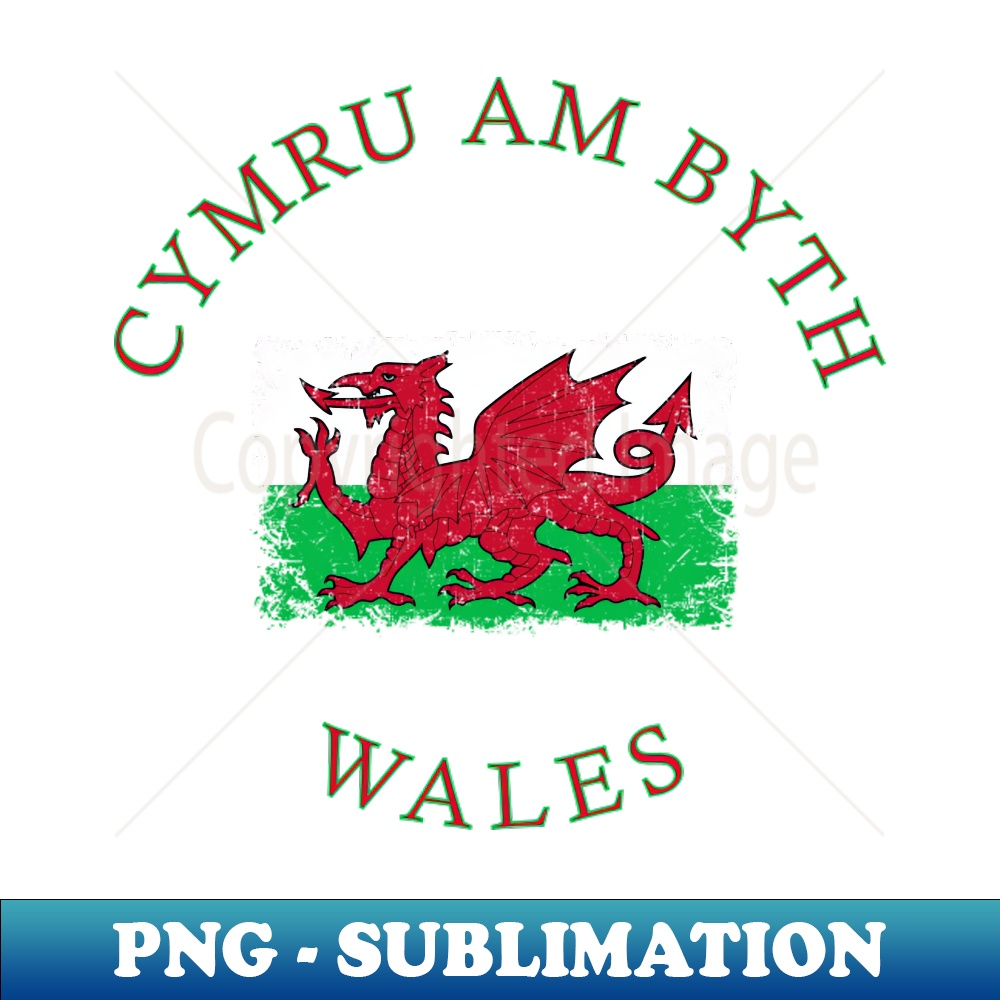 Flag of Wales UK Cymru Am Byth - seal - symbol - logo emblem | Inspire ...