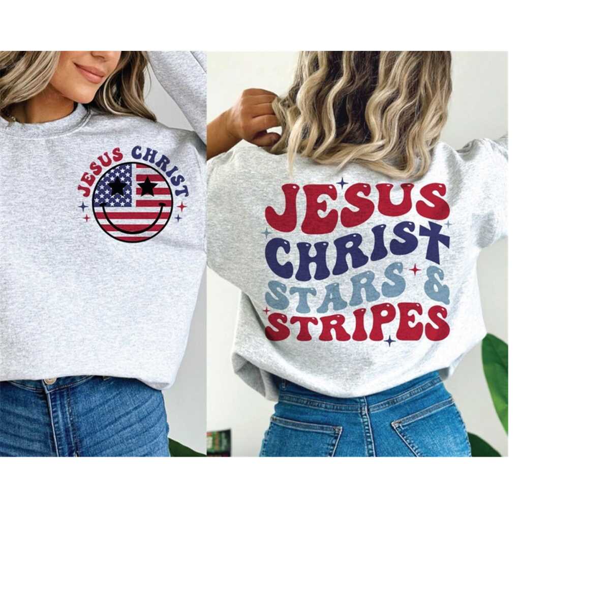 Jesus Christ Stars & Stripes SVG | 4th of July Svg | 4th of | Inspire ...