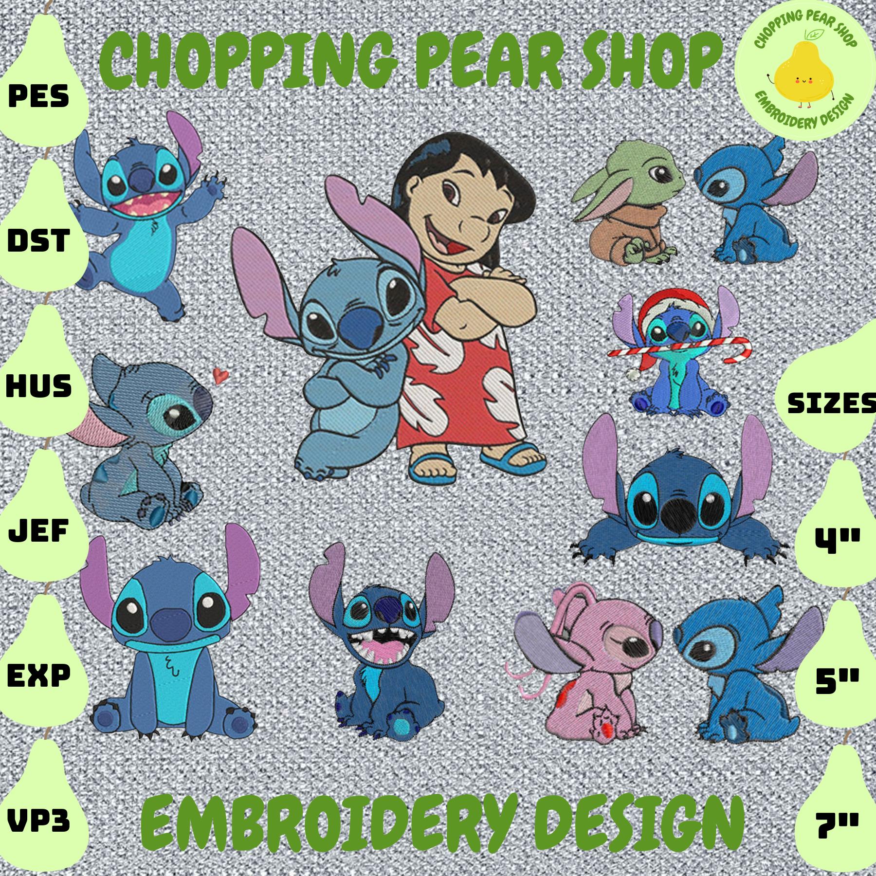 Character Stitch Embroidery Design, Stitch Christmas Bundle | Inspire ...