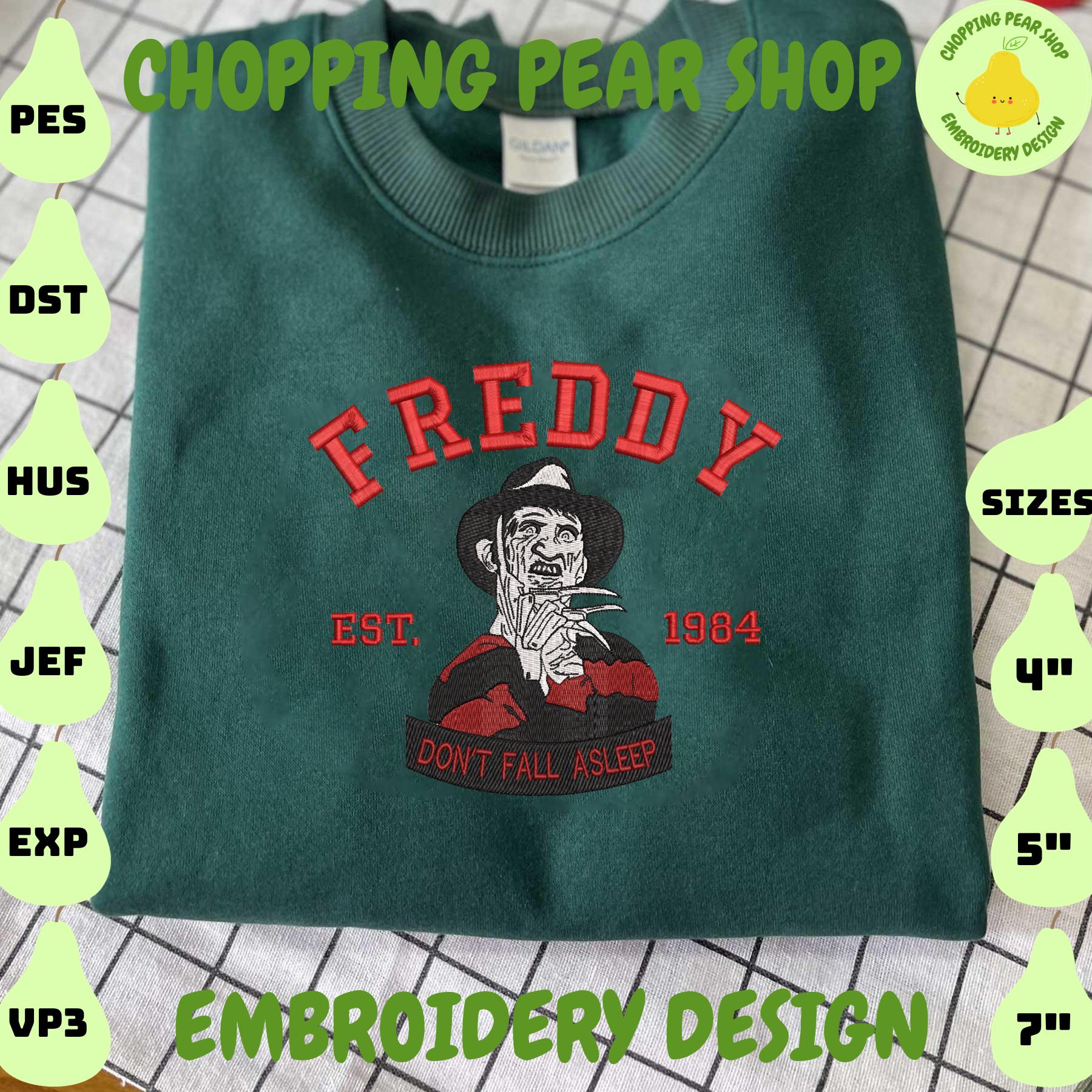Dream Killer 1984 Embroidery Design, Horror Movie Killers Em | Inspire ...