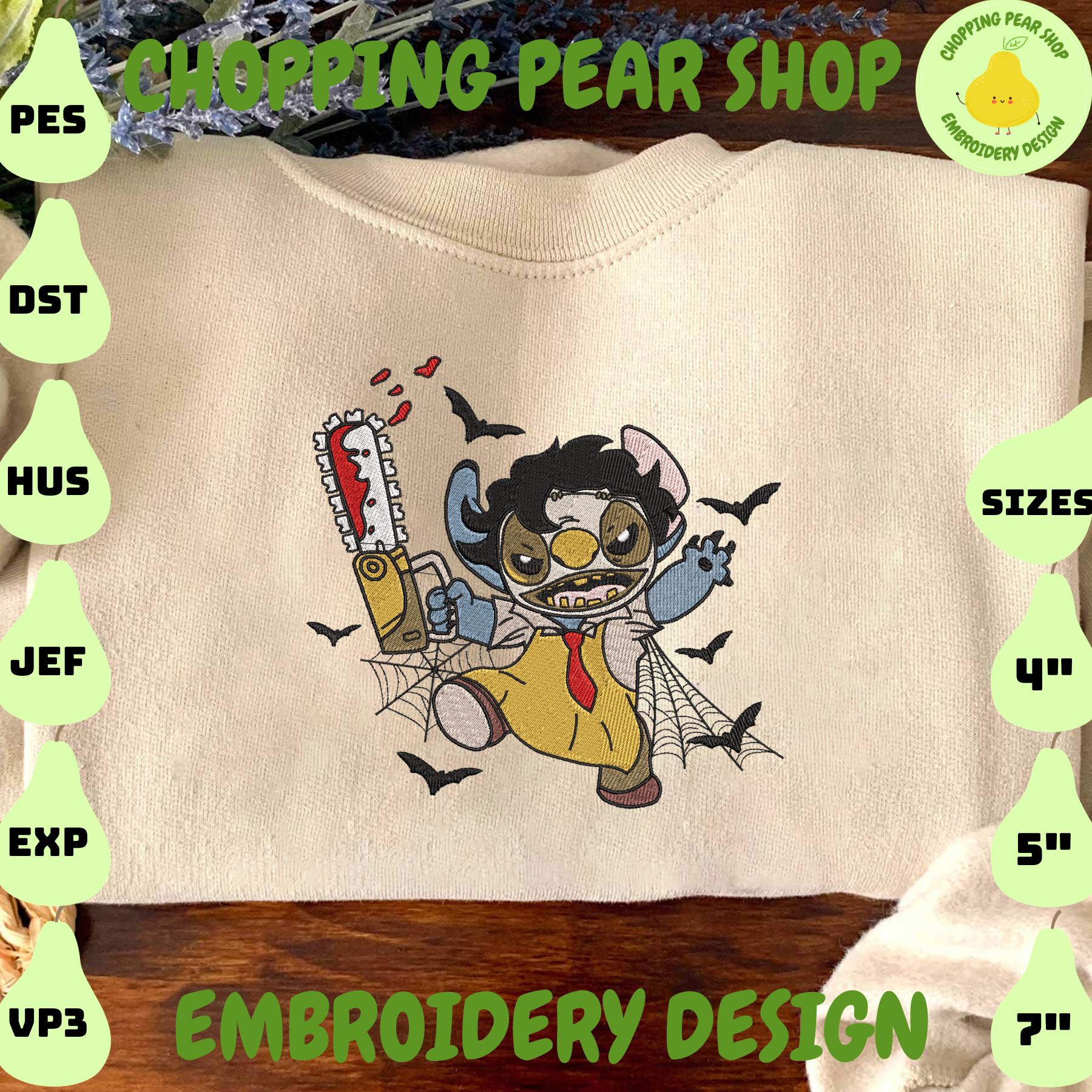 Leather Stitc Embroidery Design, Stitch Cosplay Embroidery D | Inspire ...