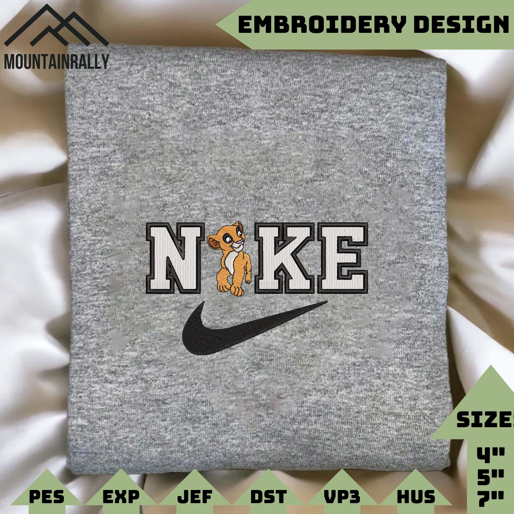 NIKE X Simba And Nala, Brand Embroidered Sweatshirt, Inspire | Inspire ...