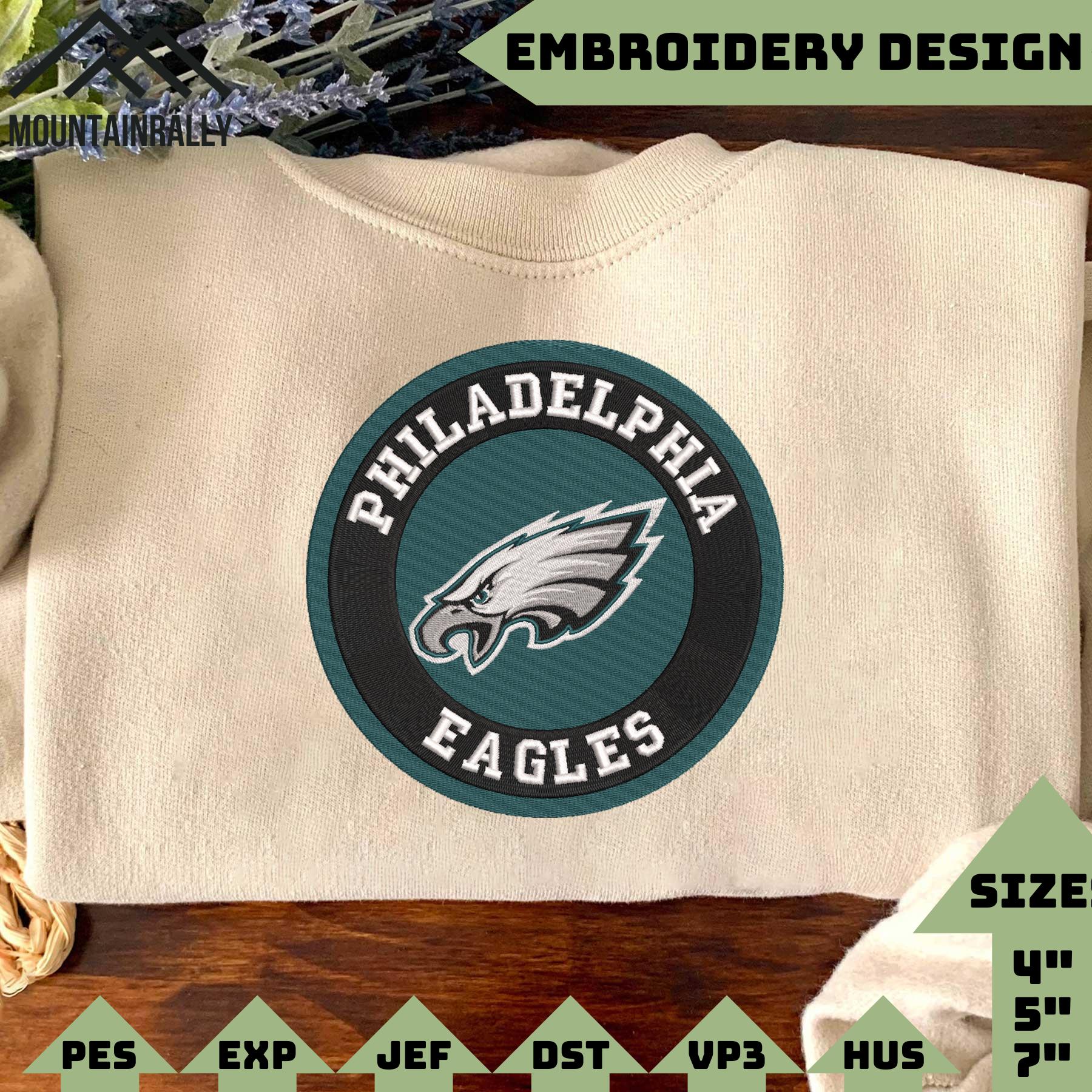 NFL Philadelphia Eagles Embroidery Design, NFL Football Logo - Inspire ...