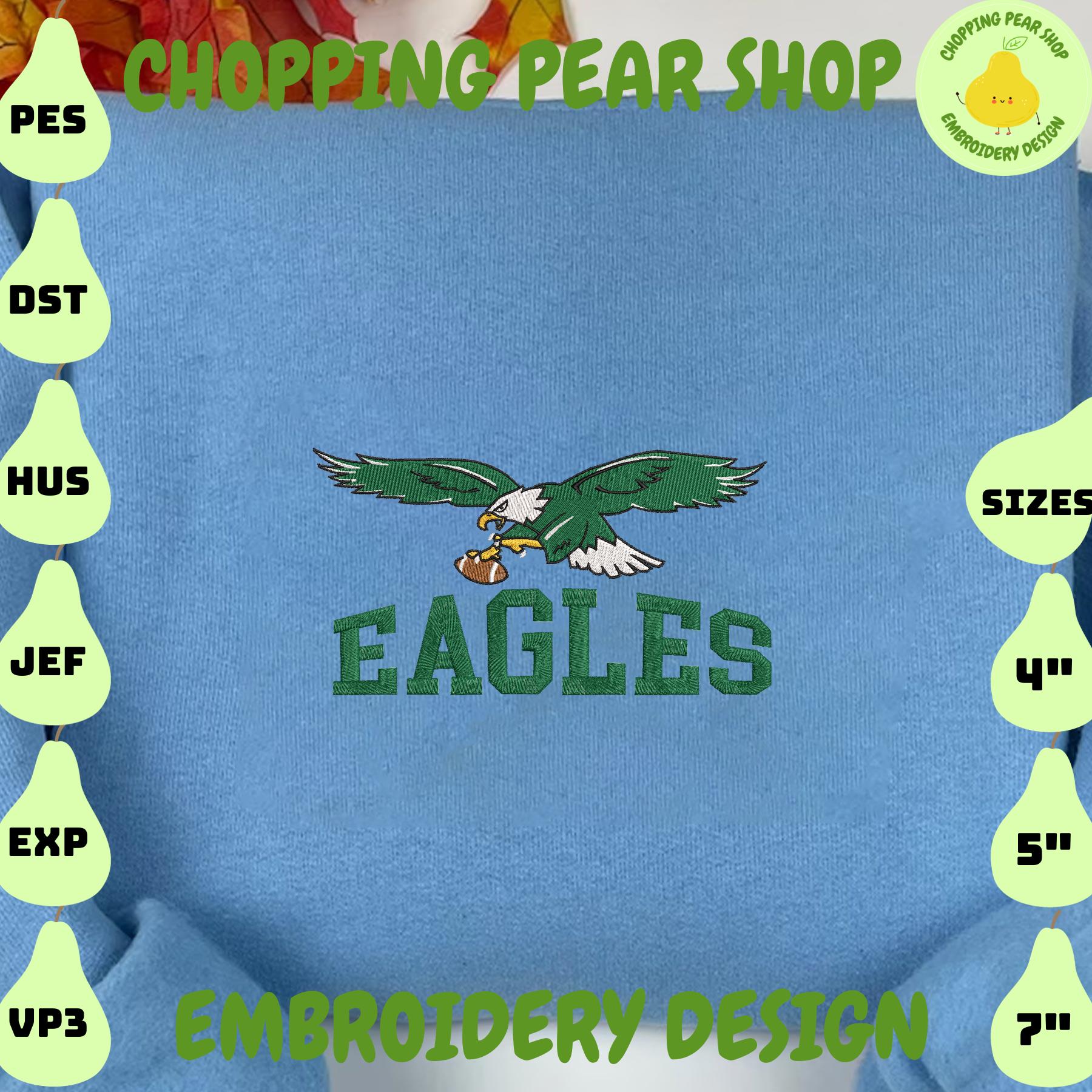 NFL Philadelphia Eagles Embroidery Design, NFL Football Logo | Inspire ...